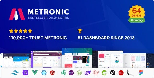 Metronic Tailwind Bootstrap React Vue Angular Aspnet And Laravel