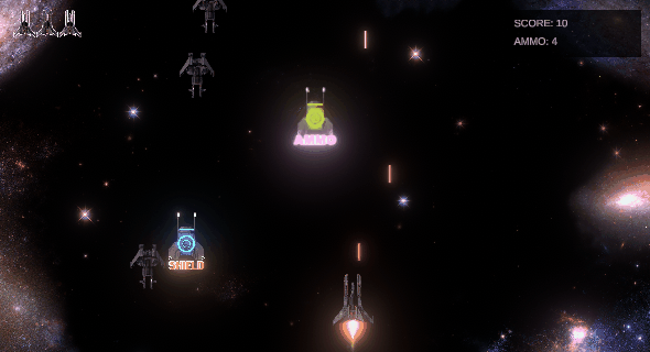 2D Space Shooter Game: Ammo Powerup | by Manny Cabacungan | Medium