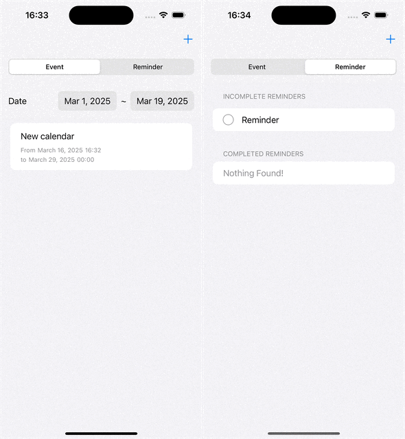 SwiftUI: A Simple Copy Cat of the Calendar + Reminder App | by Itsuki ...