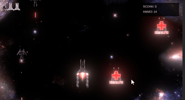 2D Space Shooter Game: Health Powerup | by Manny Cabacungan | Medium