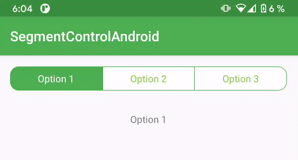 Segmented Control Button iOS con Android | by kenji kawaida | Medium