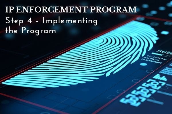 IP-Enforcement Programs: Implementing the Program | by Darin M ...