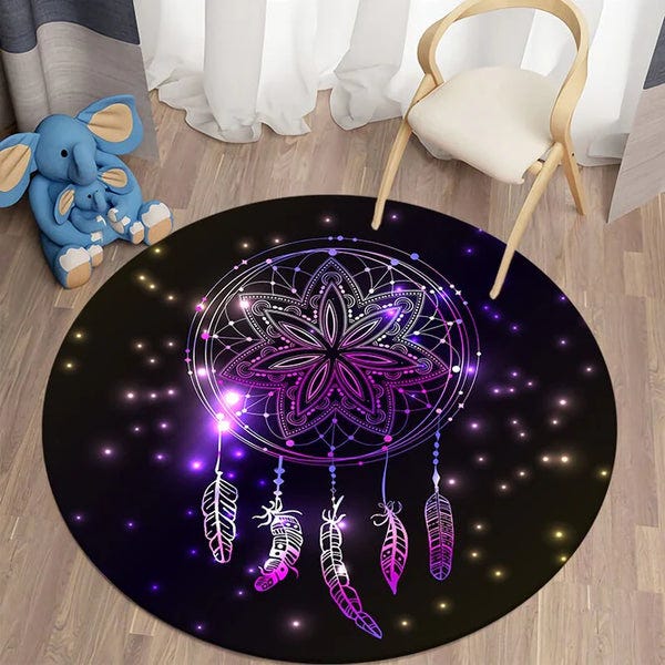Upgrade Your Meditation Space With The Dreamcatcher Printed Round Mat | by Kshitij | Sep, 2024 ...