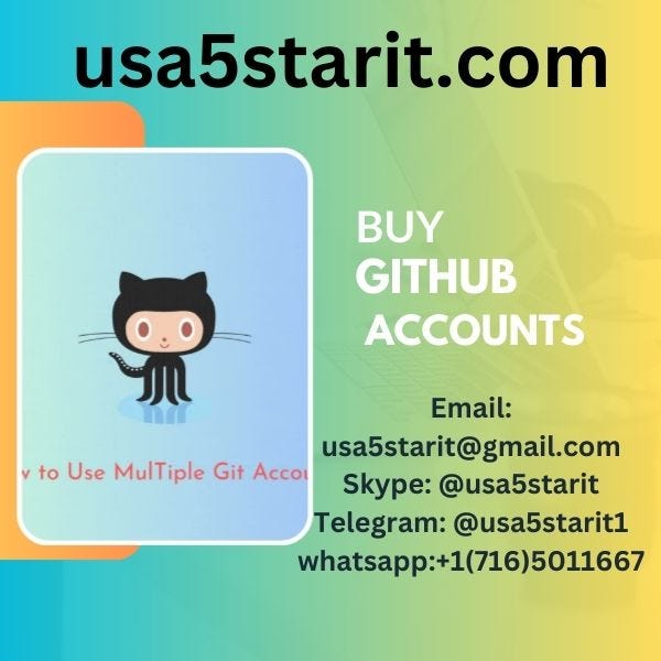 Buy Github Accounts. Looking to buy Github accounts? It’s… | by Buy Github Accounts | Feb, 2024 ...