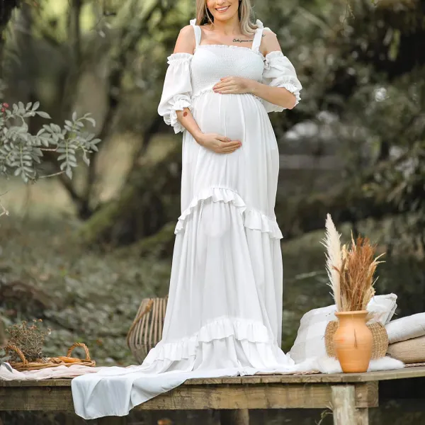 The Ultimate Guide to Finding the Perfect White Maternity Dress for Your Baby Shower | by Henry ...