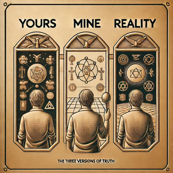 The Three Versions Of Truth. The Three Versions Of Truth : Truth is ...