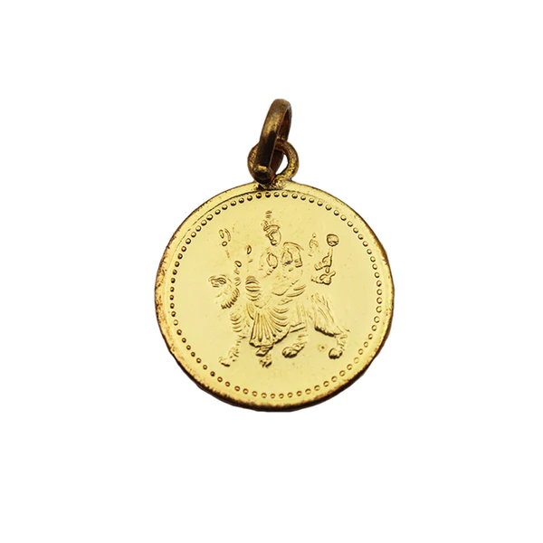 Premium Quality Jai Ambe Yantra Locket - Ankit Taskrobot - Medium