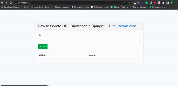 How to Create URL Shortener in Django? | by Bhavesh Sonagra | AWS Tip