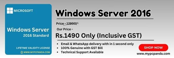 Windows Server 2016: Its Standard Key | by My PC Panda | Aug, 2024 | Medium