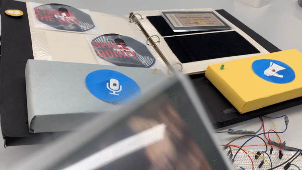 Memorology: a tangible, interactive audio photo album — Ryan Qiao, Sara ...