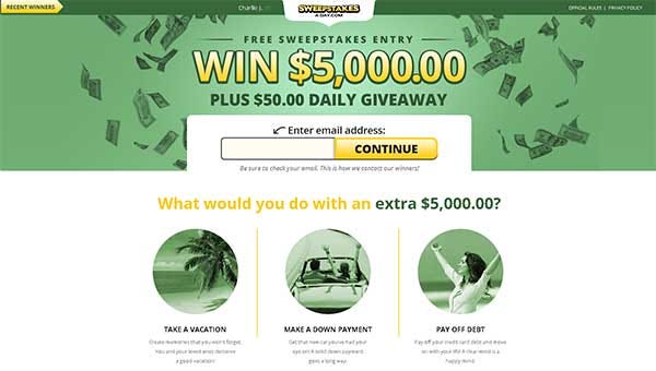 The Ultimate Guide to SweepstakesADay: Your Path to Winning $5,000 ...