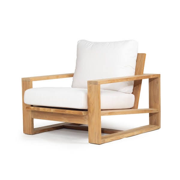 premium teak deep seating sofa outdoor furniture 1 seaters - CV Aqma ...