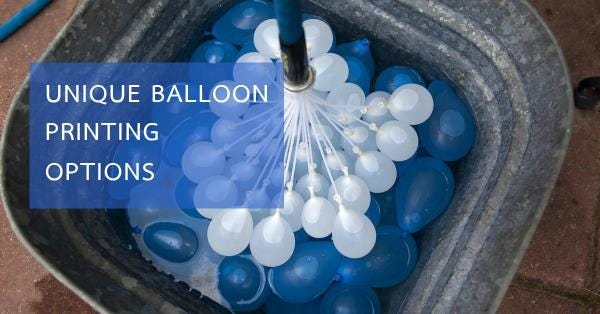 Unique Balloon Printing Options for Corporate Events and Brand ...