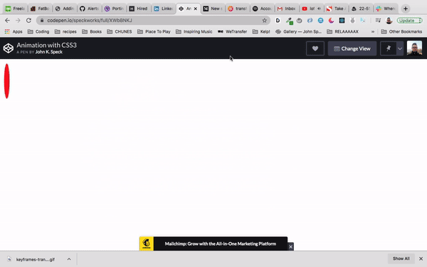 @keyframe animations and basic transforms in CSS | by John Speck | Medium