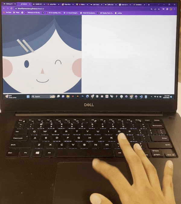GitHub + Interactive face🎀. For this week’s assignment, I enhanced ...