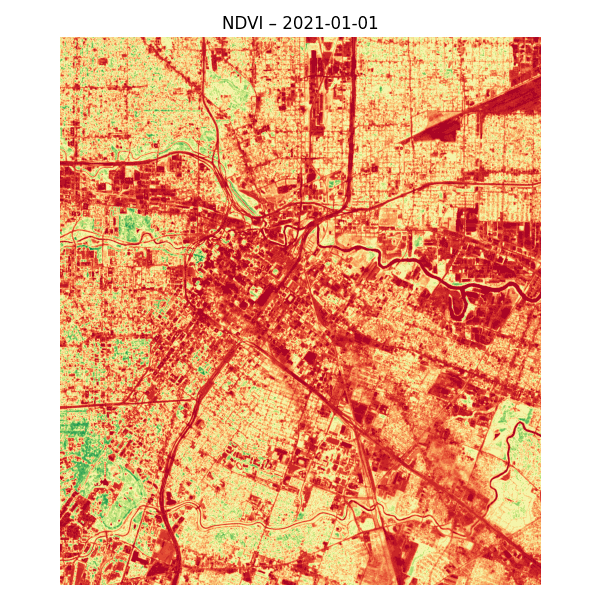 Tracking Houston’s Green Cover with Satellite NDVI using Remote Sensing ...