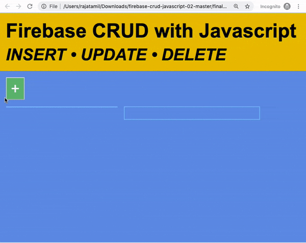 Learn Firebase CRUD App with Vanilla JavaScript NOW — Part 2 | by Raja ...