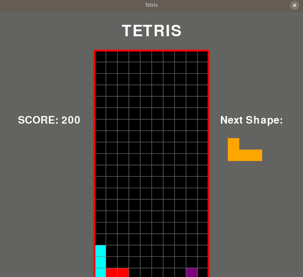 AI learns to Play Tetris Game: Building the GUI | by Shashank Goyal ...