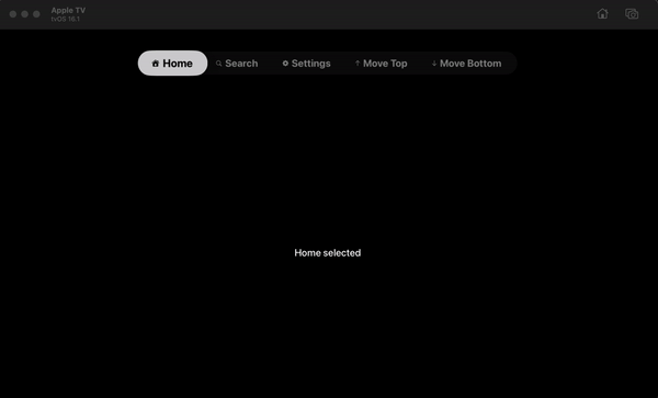 Implementing a UITabBar in tvOS using SwiftUI | by Mert Vurgun | Medium