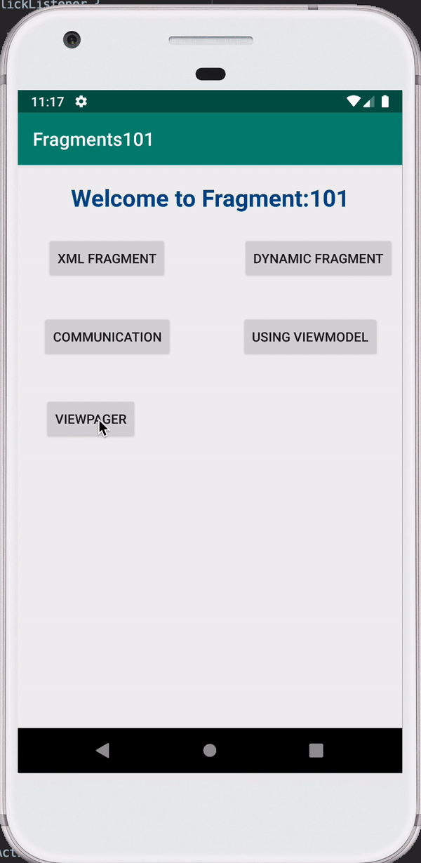 Android Fragment 103. Using ViewPager… | by Deepak Gahlot | Medium