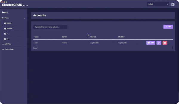 ElectroCRUD 2.7.1 is here. ElectroCRUD is Open Source Database… | by ...