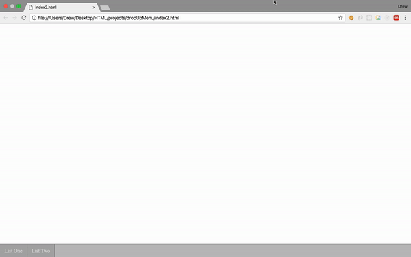 Drop Up Menus From Your Footer. Every website has a drop down menu ...
