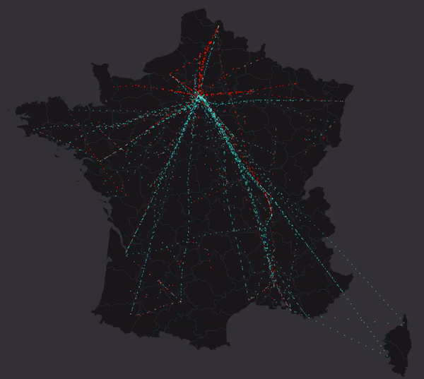 Plotting France’s Workers Migrations Using Python Data Manipulation ...