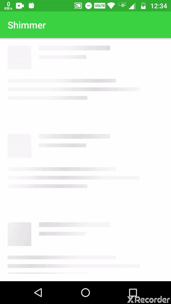 Android Content Placeholder Animation using Shimmer | by Hardik ...