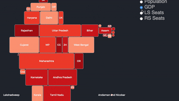 Lets make a simple cartogram. Most cartograms that you find on the ...