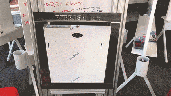 We held a one-week design sprint to build a smart trash chute. Here’s ...