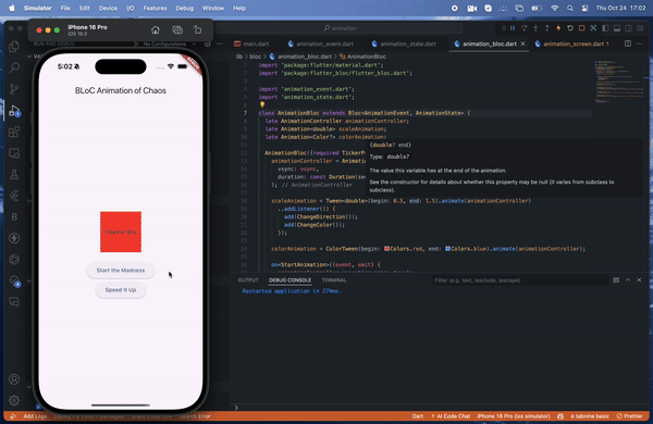 Animating the Flutter-verse: Animations with BLoC | by Mohammed Asif | Oct, 2024 | Medium