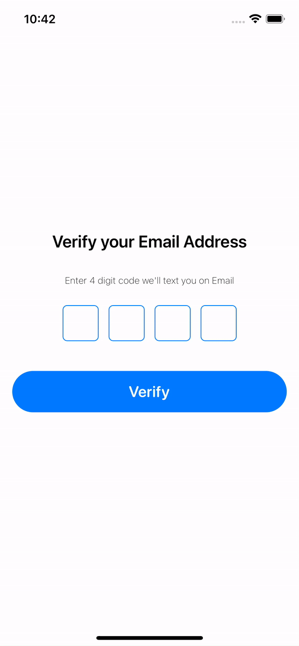 How To Create Simple OTP InputFeild In SwiftUI | by mremmalex | Medium