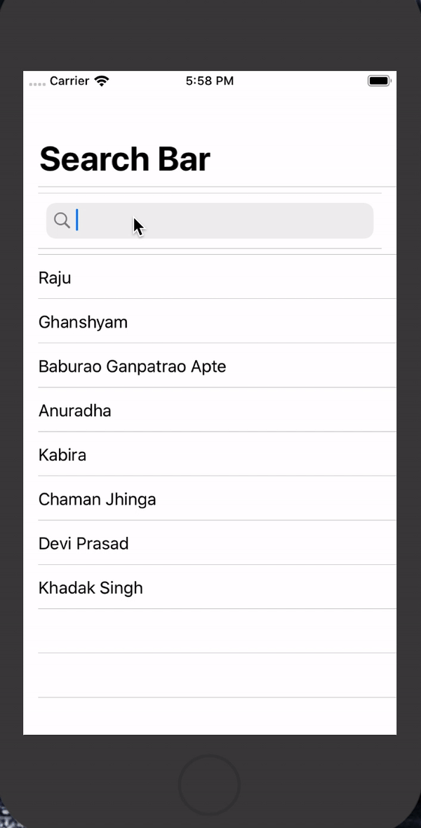 Implement A Search Bar In Swiftui By Mayur Rathod Better Programming
