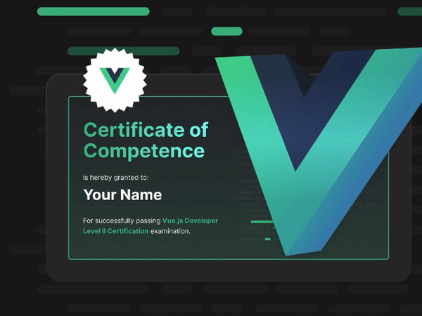 Official Vue Certification of Competence Announced | by Fotis Adamakis ...
