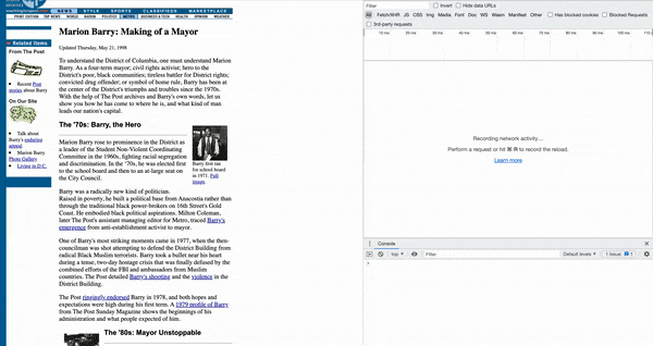 This 1998 Washington Post webpage shows just how broken the web of ...