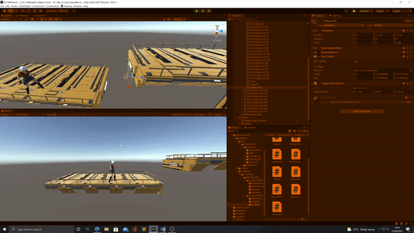 Creating a ledge grab in Unity. Objective: Create a ledge grab that ...