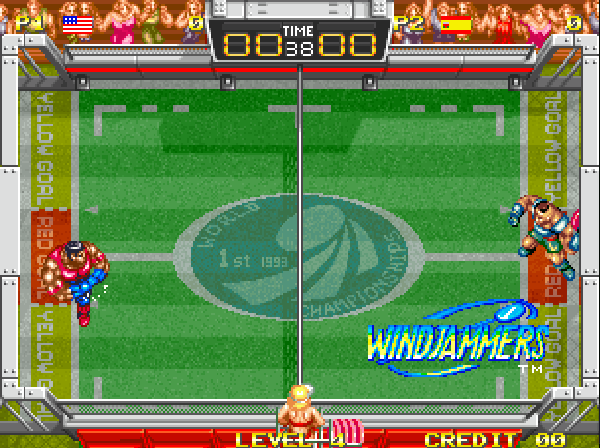 Retro Game of the Day — Windjammers (NEO GEO, 1994) | by Chris Carabott | Medium