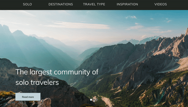 Week #5: Editorial design for a digital travel magazine | by Anastasiia ...