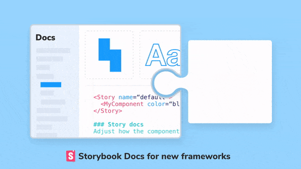 Storybook Docs for new frameworks | by Michael Shilman | Storybook | Medium