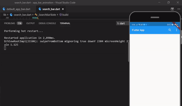 Change App Bar in Flutter with Animation | by Nishant Desai | Medium