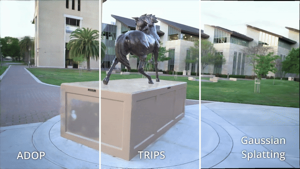 Trilinear Point Splatting (TRIPS) And Its Advantages Over Gaussian ...
