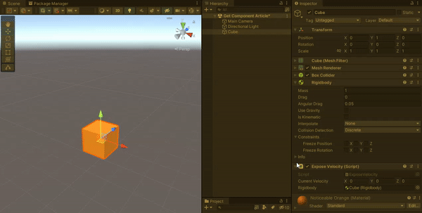 Script Communication In Unity Using Getcomponent By William Sullivan Smith Medium