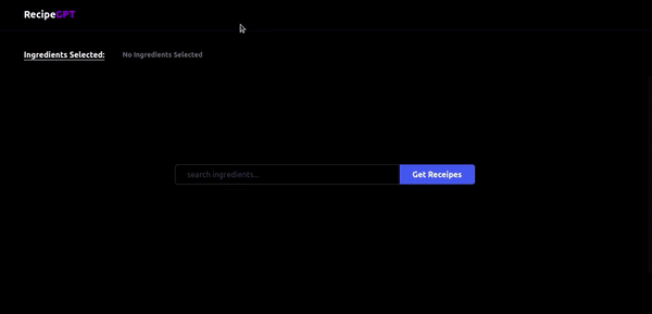 Recipe GPT : Building a NextJS Web App to get a Recipe with Ingredients using GPT API — Part 1 ...