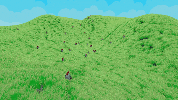 Compute Shaders: Grass Rendering. This is a grass rendering system that I… | by Johan Svensson ...