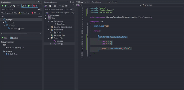 TDD with C/C++ in Visual Studio. Today, we will learn how to implement ...
