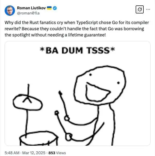 Go Kills Rust! TS Compiler 10x Faster — Fans Freak Out | by Aaron 0928 ...