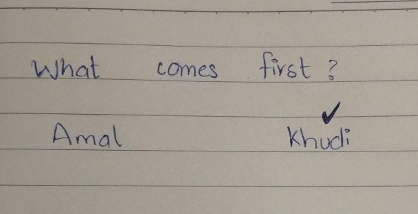 A positive Reflection in Amal Journey | by Tasneem Nawaz | Medium