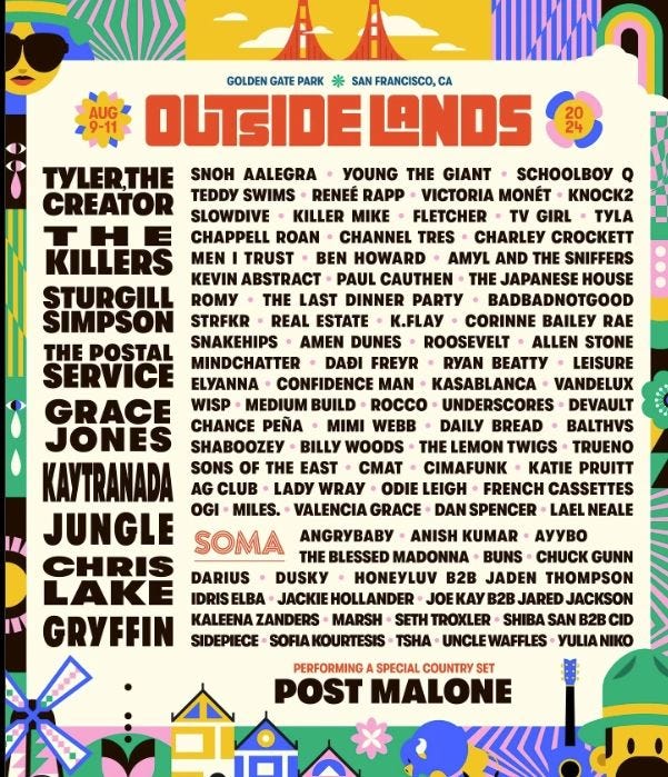 This Year’s Outside Lands Lineup Is Next Level! Here’s Why: | by ...