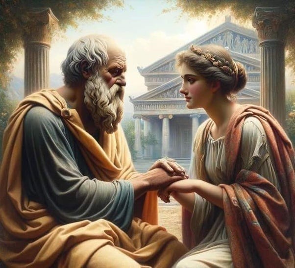 Socrates and Xantipa: A Tale of Love, A Look into Relationships with ...