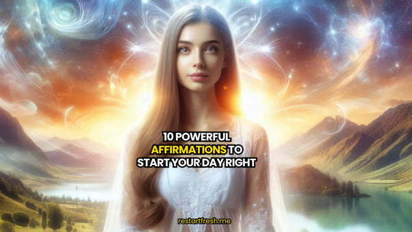 10 Powerful Affirmations to Start Your Day Right | by Restart Fresh | Jul, 2024 | Medium